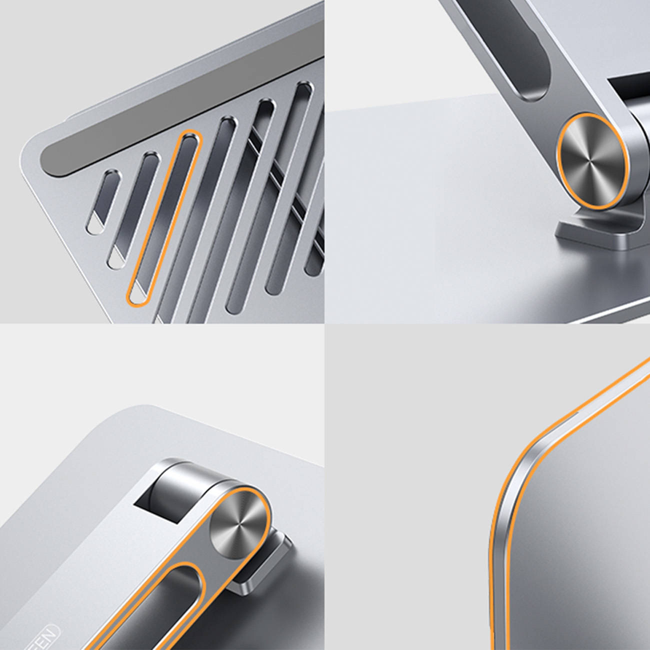 Ugreen metalowy stojak składana podstawka pod laptopa tablet (LP339 ...